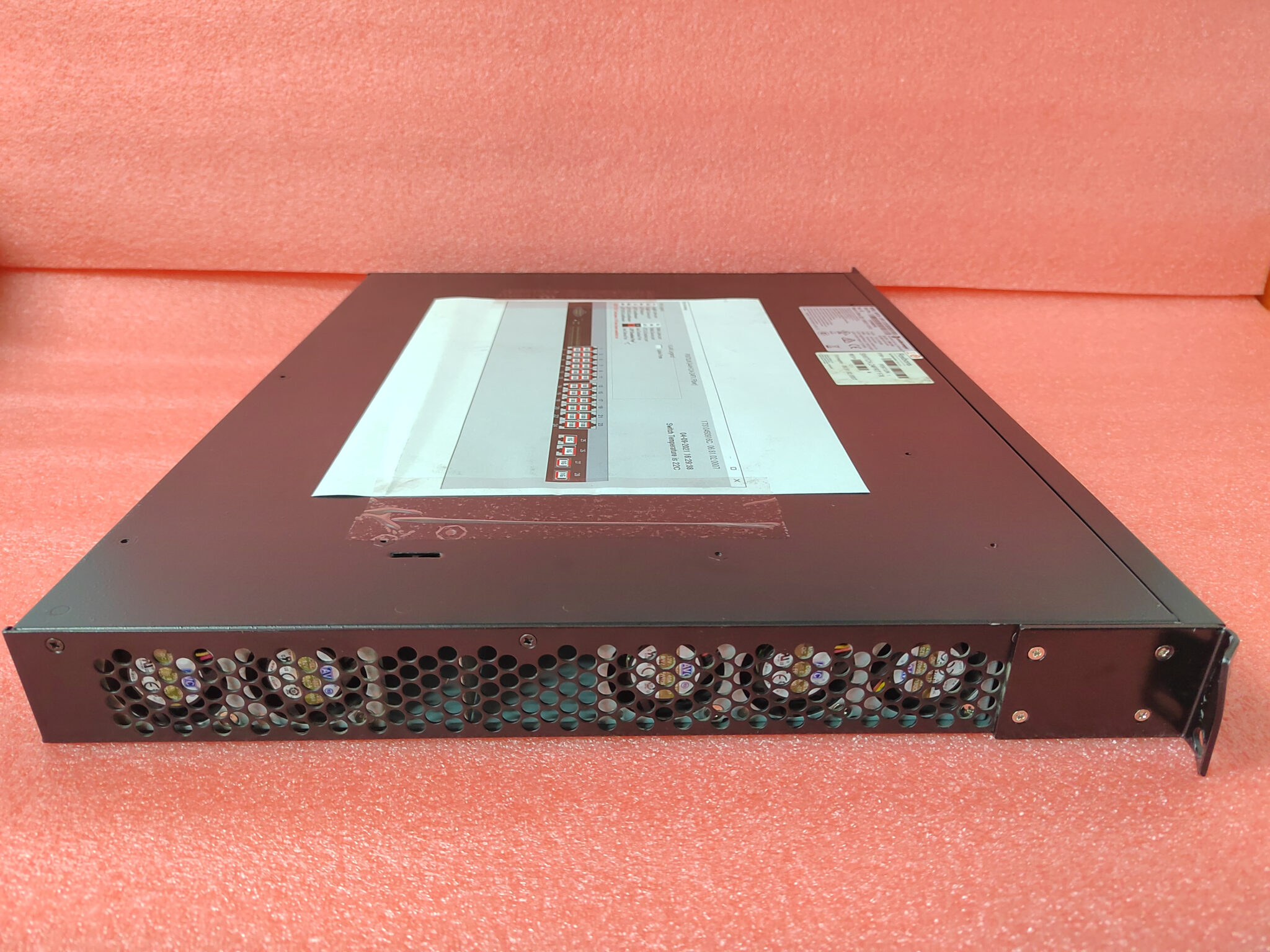 The ENTERASYS A4H124-24FX P0973JN network switch is used for DCS ...