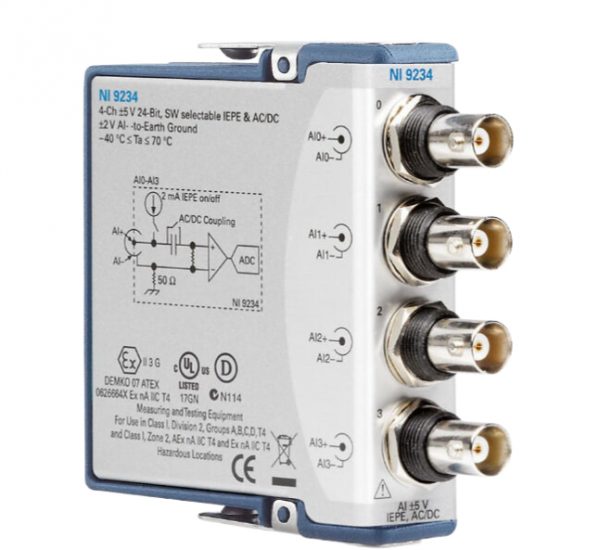 NI-9234 Vibration Acquisition Module - Hong Kong Saul Electric Co., Ltd